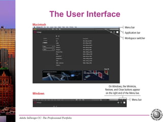 InDesign CC 2017 interface | PPT