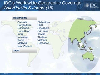 IDC Corporate Overview | PPTX