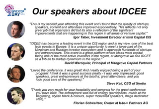 IDCEE 2011. How it was | PPT