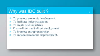 Industrial Development Corperation | PPTX