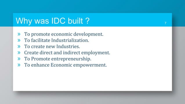 Industrial Development Corperation | PPTX | Industrial Property | Real ...