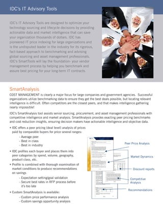 IDC IT Advisory Tools | PDF
