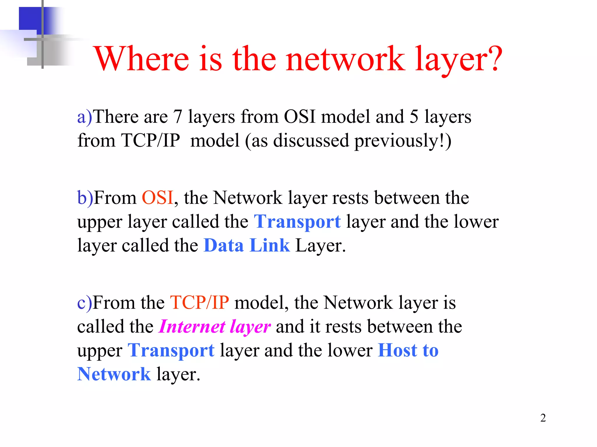 Idc Lecturea Network Layer And Ip Addressing With Cisco Notesppt Computer Networking Computing