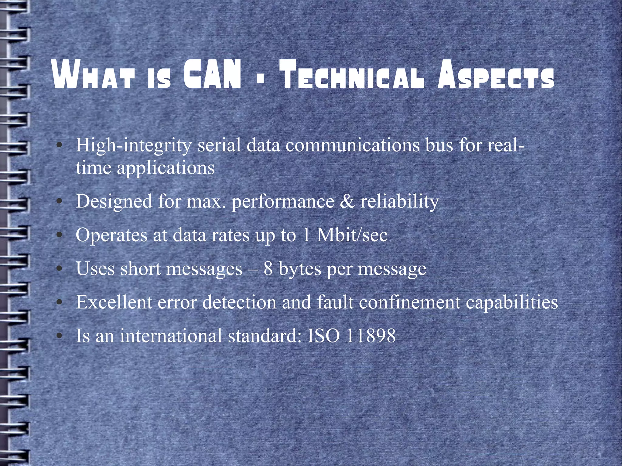 Control Area Network | ODP