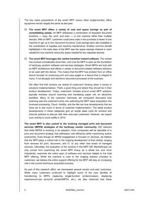 IDC Smart MFP Leaders - Konica Minolta | PDF