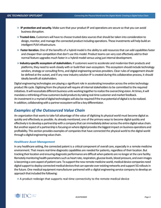 IDC TECHNOLOGY SPOTLIGHT | PDF