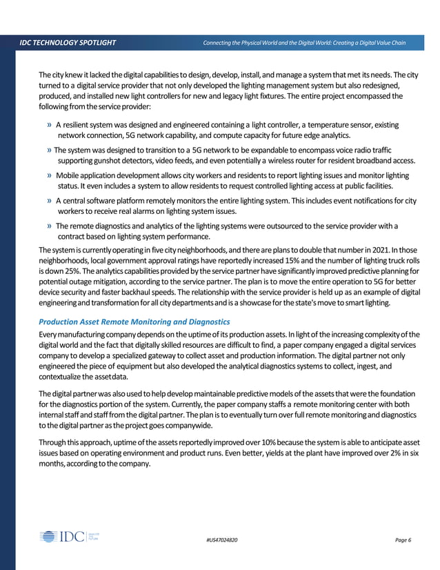 IDC TECHNOLOGY SPOTLIGHT | PDF