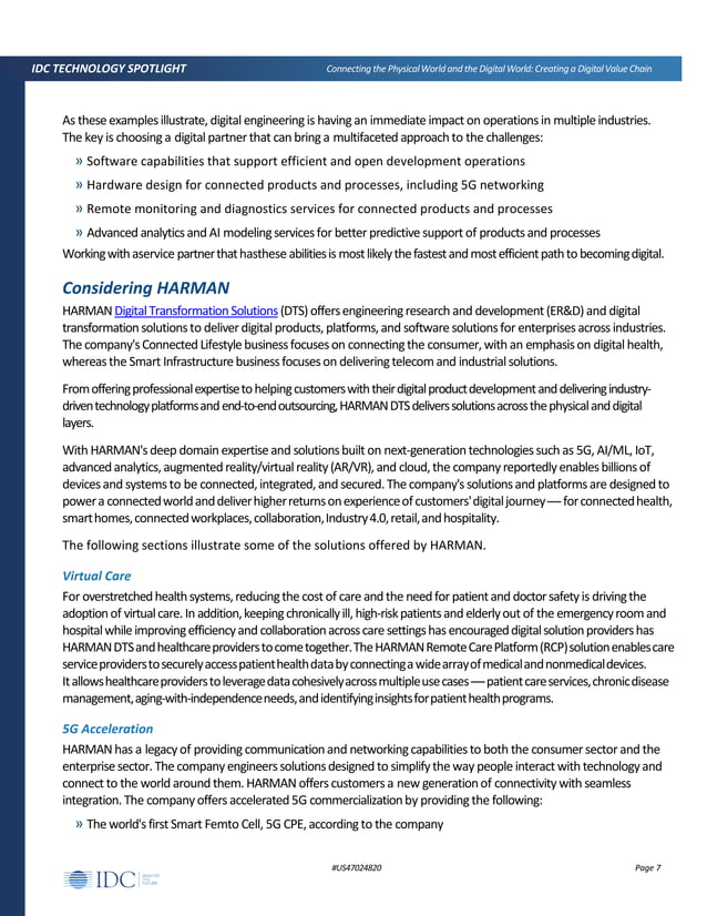 IDC TECHNOLOGY SPOTLIGHT | PDF