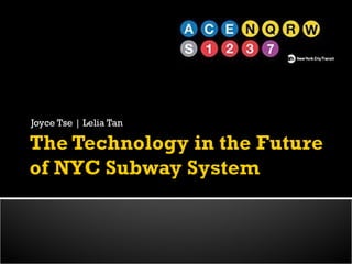 Technology in the NYC Transportation System | PPT