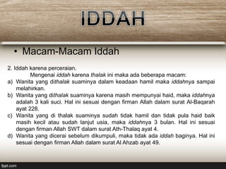 Iddah dan ihdad | PPTX