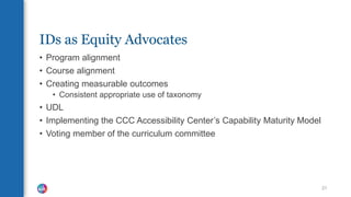 Designing Equity: Maximizing ID Resources | PPT