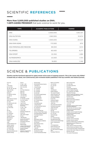 iDDNA®, the first-ever epigenetic Skin Care made to measure from DNA. | PDF