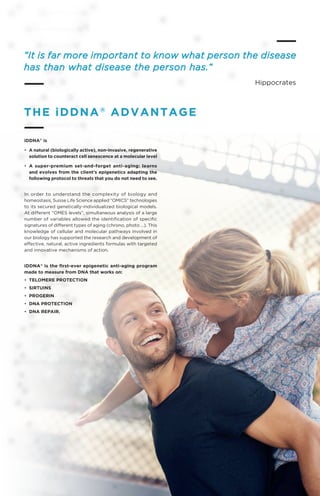 iDDNA®, the first-ever epigenetic Skin Care made to measure from DNA. | PDF