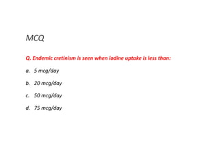 Iodine Deficiency Disorder (IDD),BPH,COMMUNITY MEDICINE,DR NARENDRA ...
