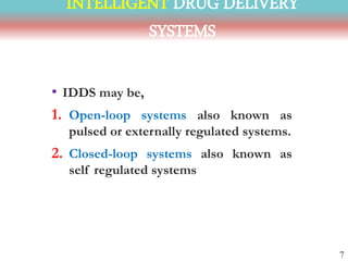 Intelligent Drug Delivery System | PPTX