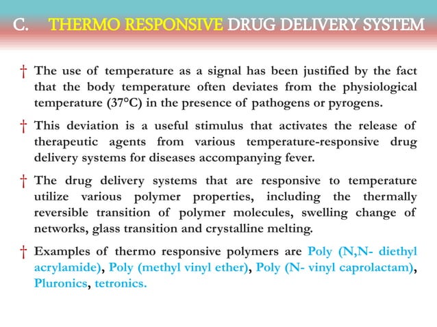 Intelligent Drug Delivery System | PPTX | Pharmaceutical Industry ...