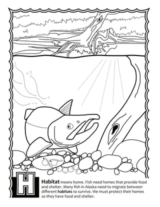 Alaska Fish ABC's Coloring Book | PDF