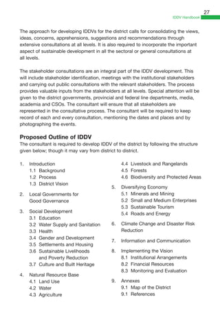 Integrated District Development Vision handbook | PDF