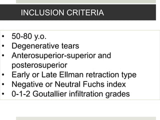 Rotator cuff augmentation with Conexa | PPTX