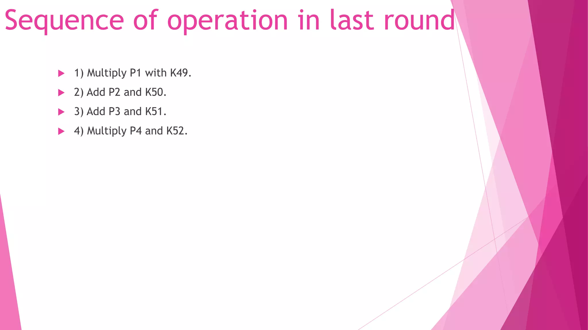 Idea(international data encryption algorithm) | PPTX