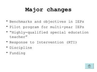 IDEA 2004 (P.L. 108-446) | PPT