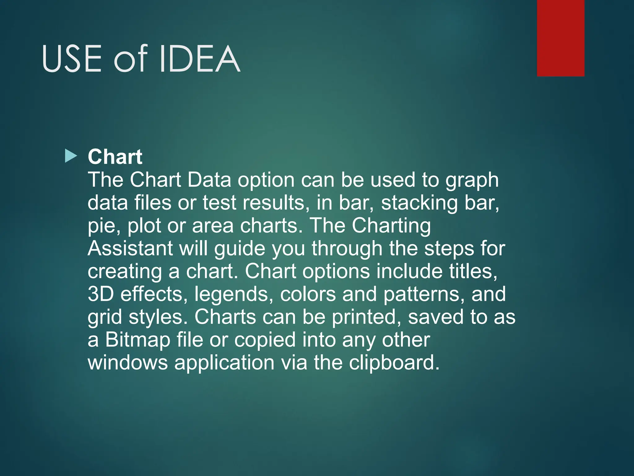 IDEA - An Introduction. an overview on idea software | PPT