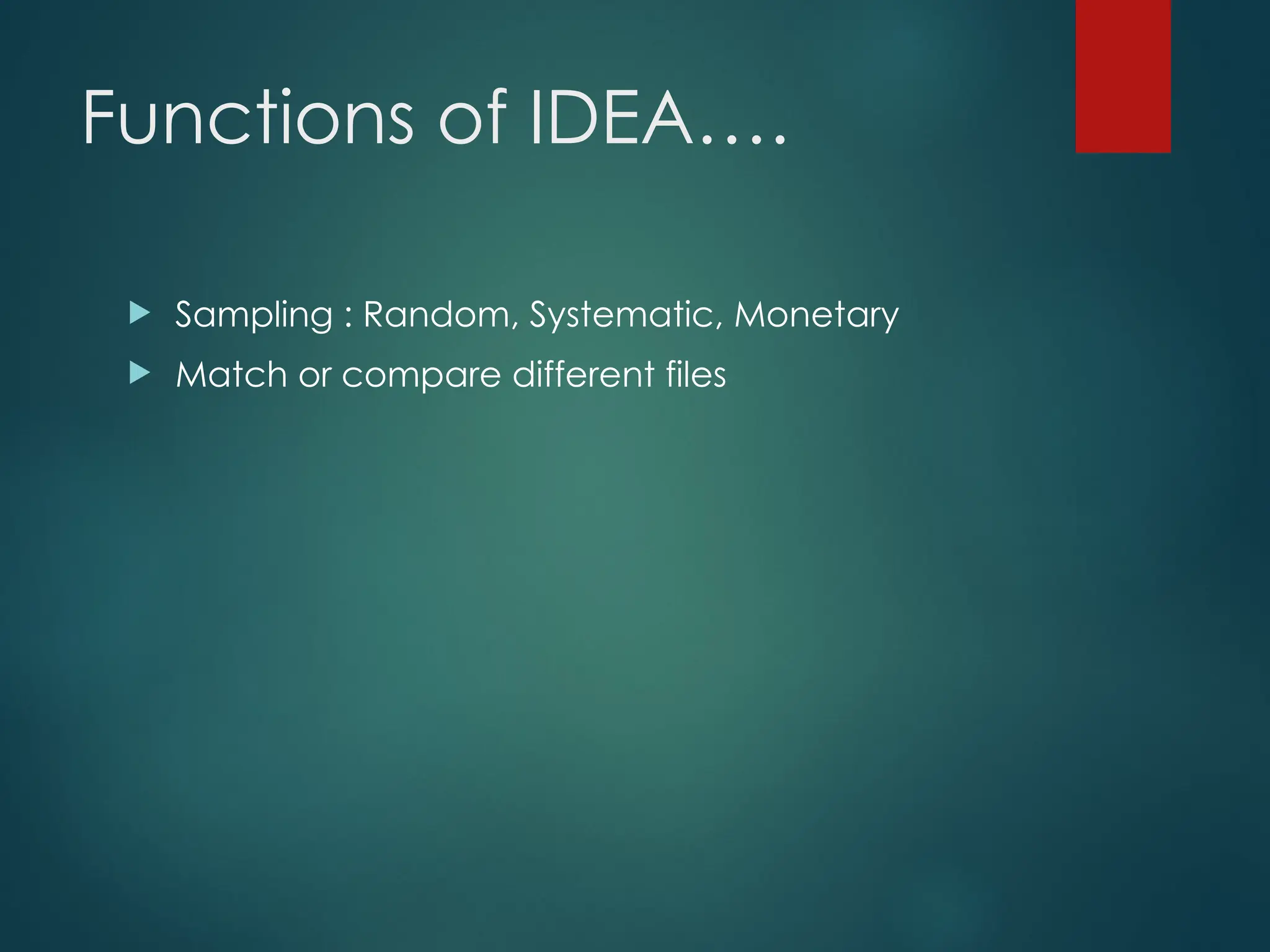 IDEA - An Introduction. an overview on idea software | PPT