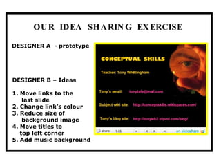 idea sharing | PPT