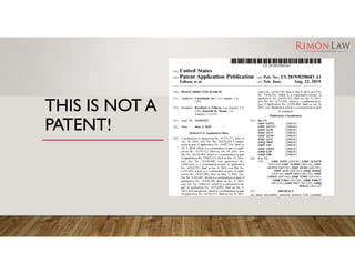 Anatomy of a Patent for Executives and Entrepreneurs | PPT