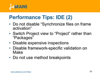 IntelliJ IDEA Architecture and Performance | PPT
