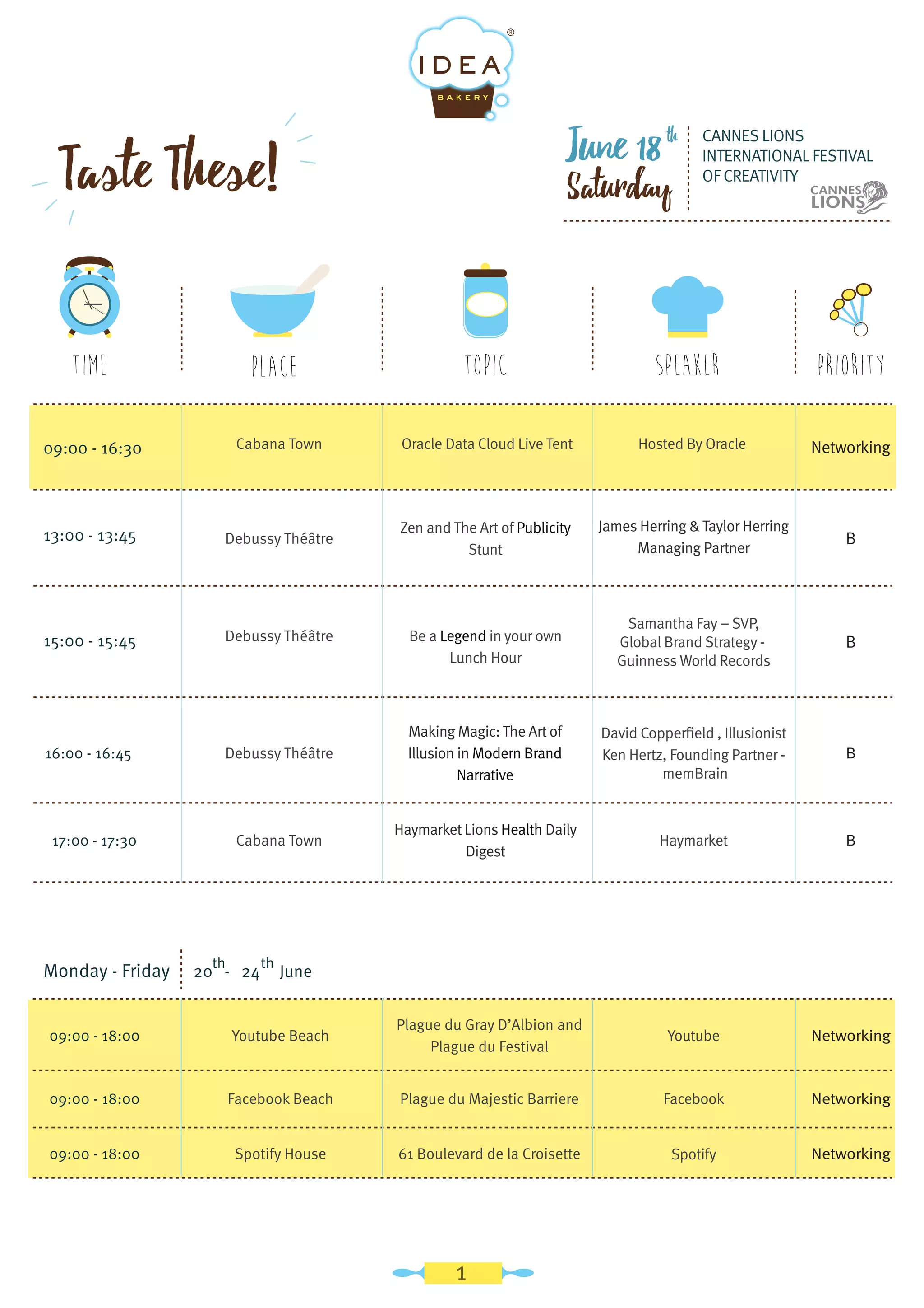 How to Cannes Recipe by Idea Bakery | PDF