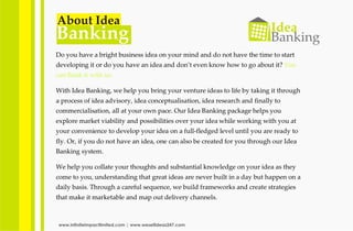 Idea Bank | PDF