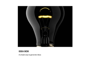 Ideabox; Class notes | PDF