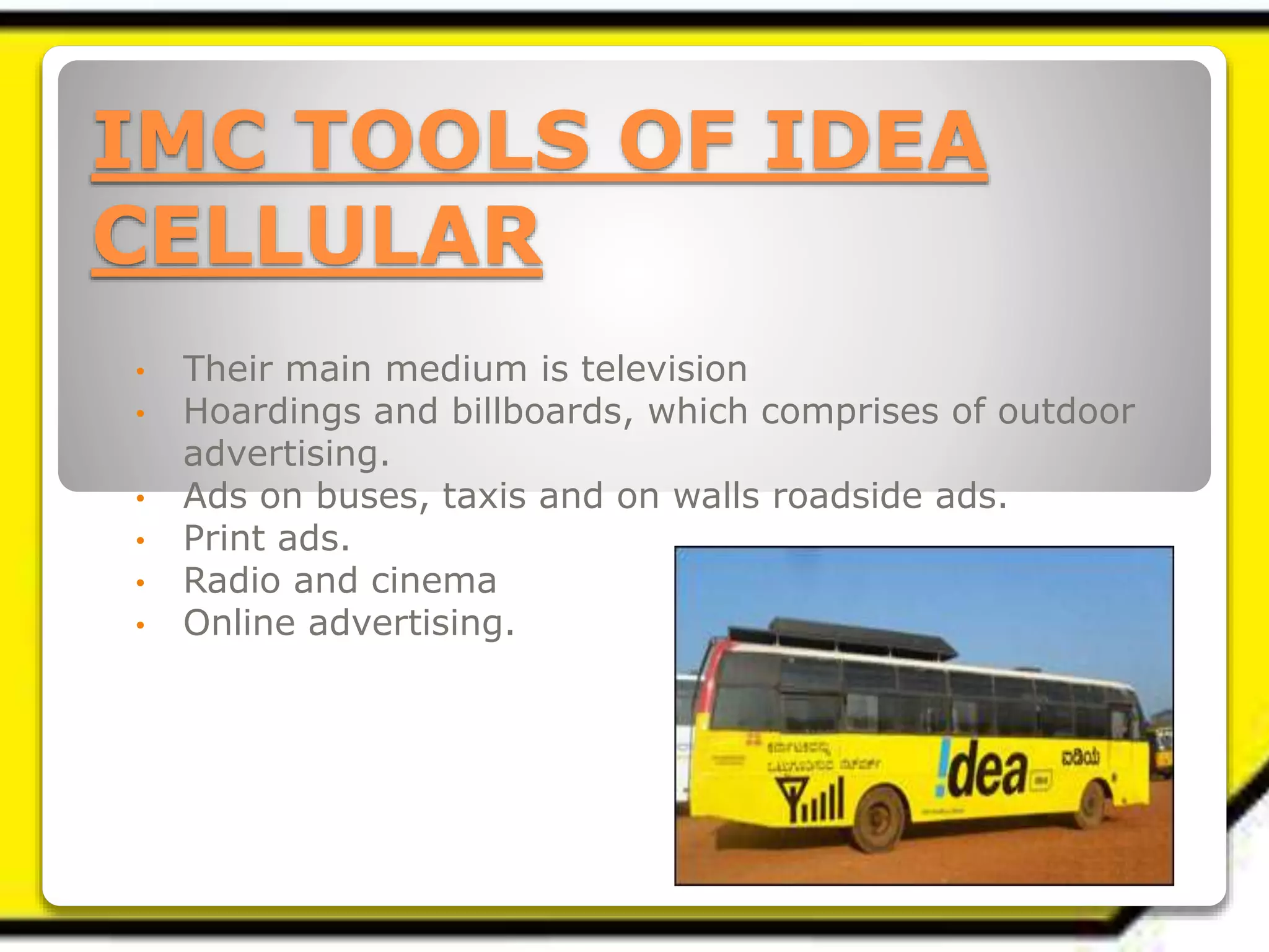 Idea cellular network | PPT