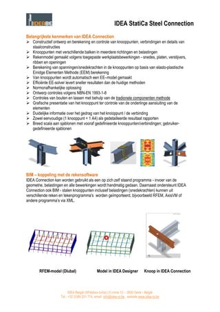 IDEA staalverbindingen | PDF
