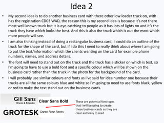 Idea development pro forma | PPT