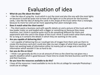 Idea development pro forma | PPT