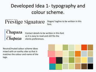 Idea development pro forma | PPT