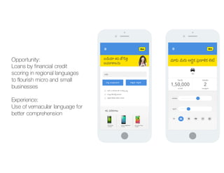 Idea digital language - UX moodboard and content writing | PPT