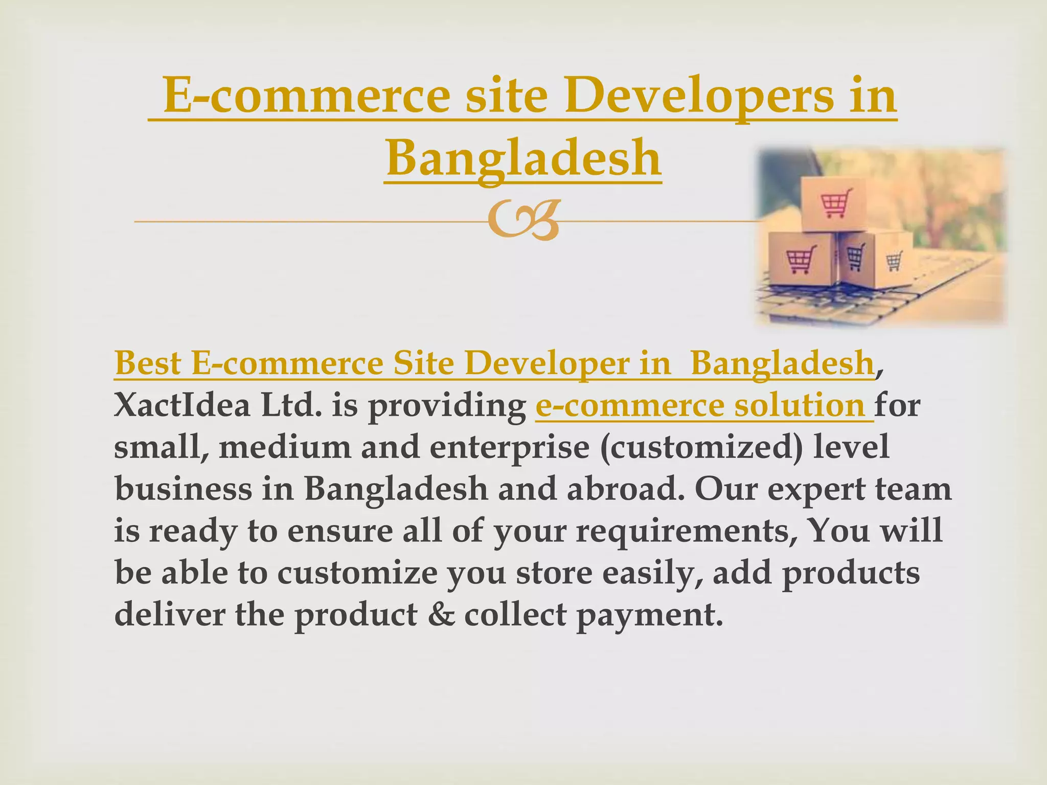 Idea E-commerce Packages | PPT