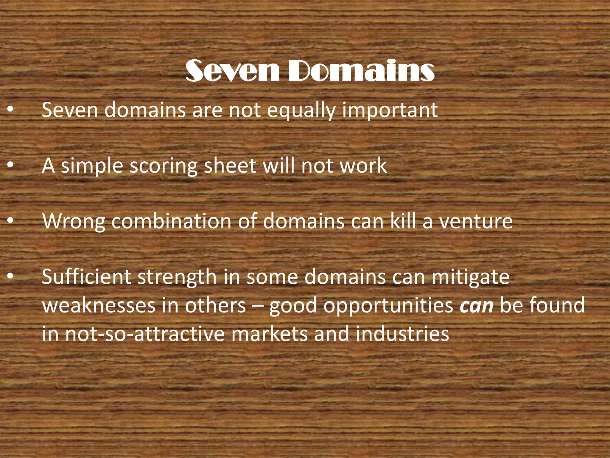 Idea evaluation thru 7 domain | PPTX