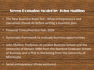 Idea evaluation thru 7 domain | PPTX