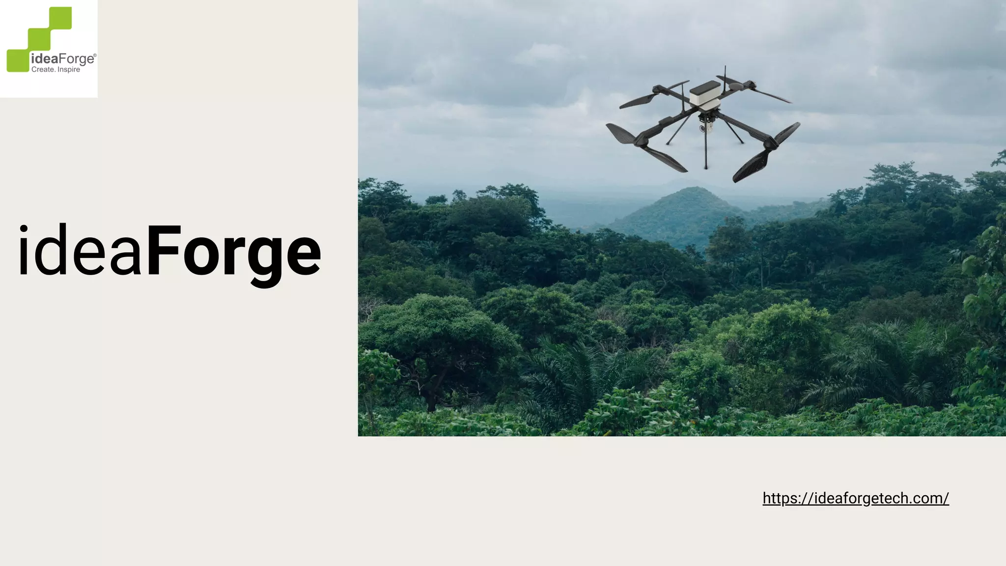 Drone Manufacturing Company – ideaForge | PDF