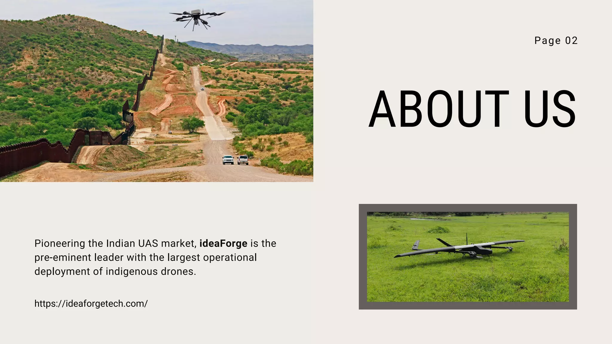 Drone Manufacturing Company – ideaForge | PDF