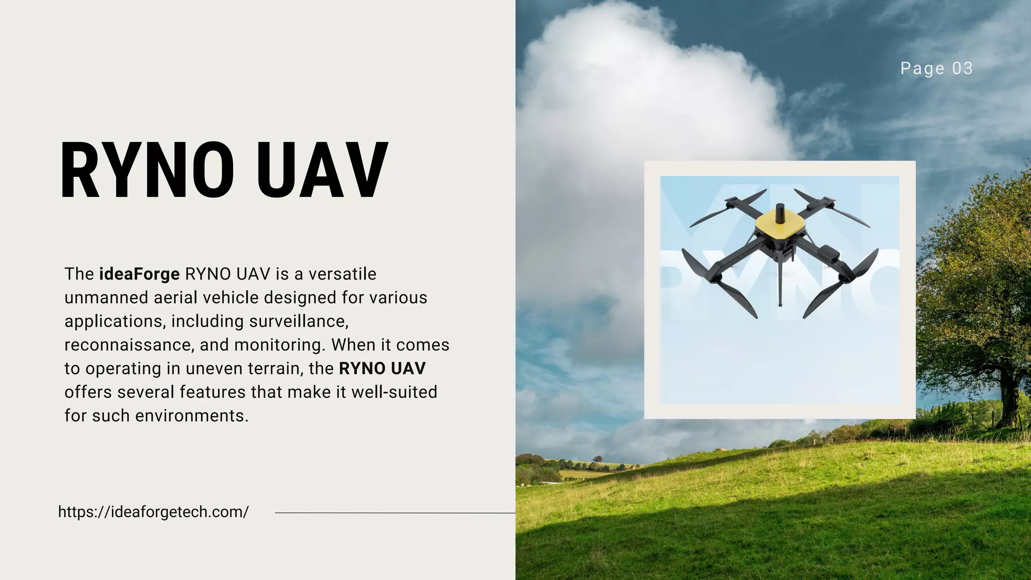 Drone Manufacturing Company – ideaForge | PDF