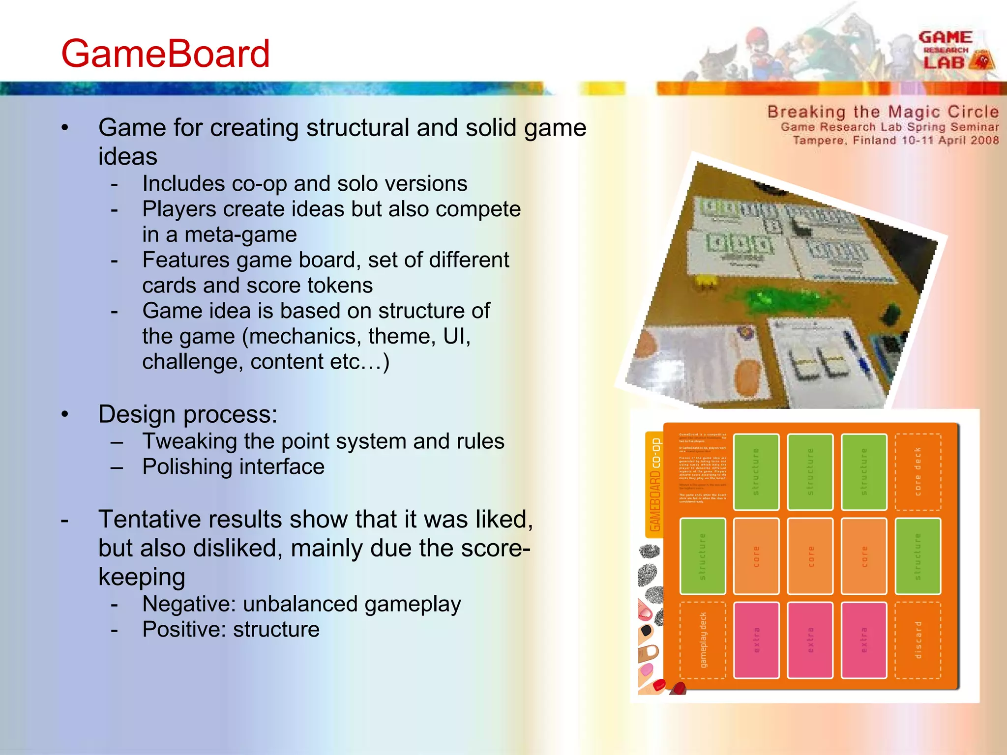 Game Idea Generation Games | PPT