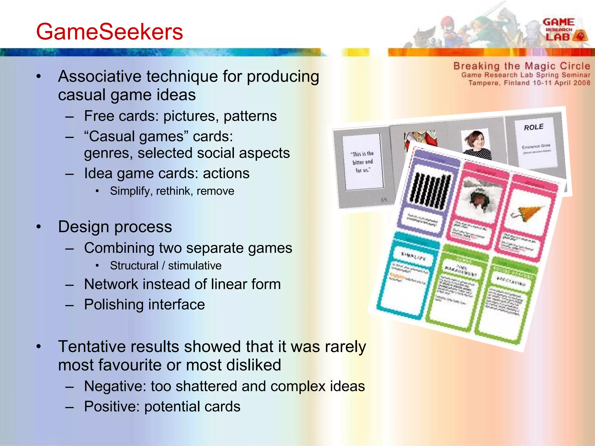 Game Idea Generation Games | PPT