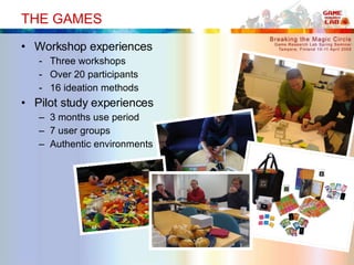 Game Idea Generation Games | PPT