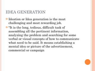 Idea generation | PPT