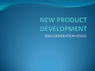 Idea generation | PPT